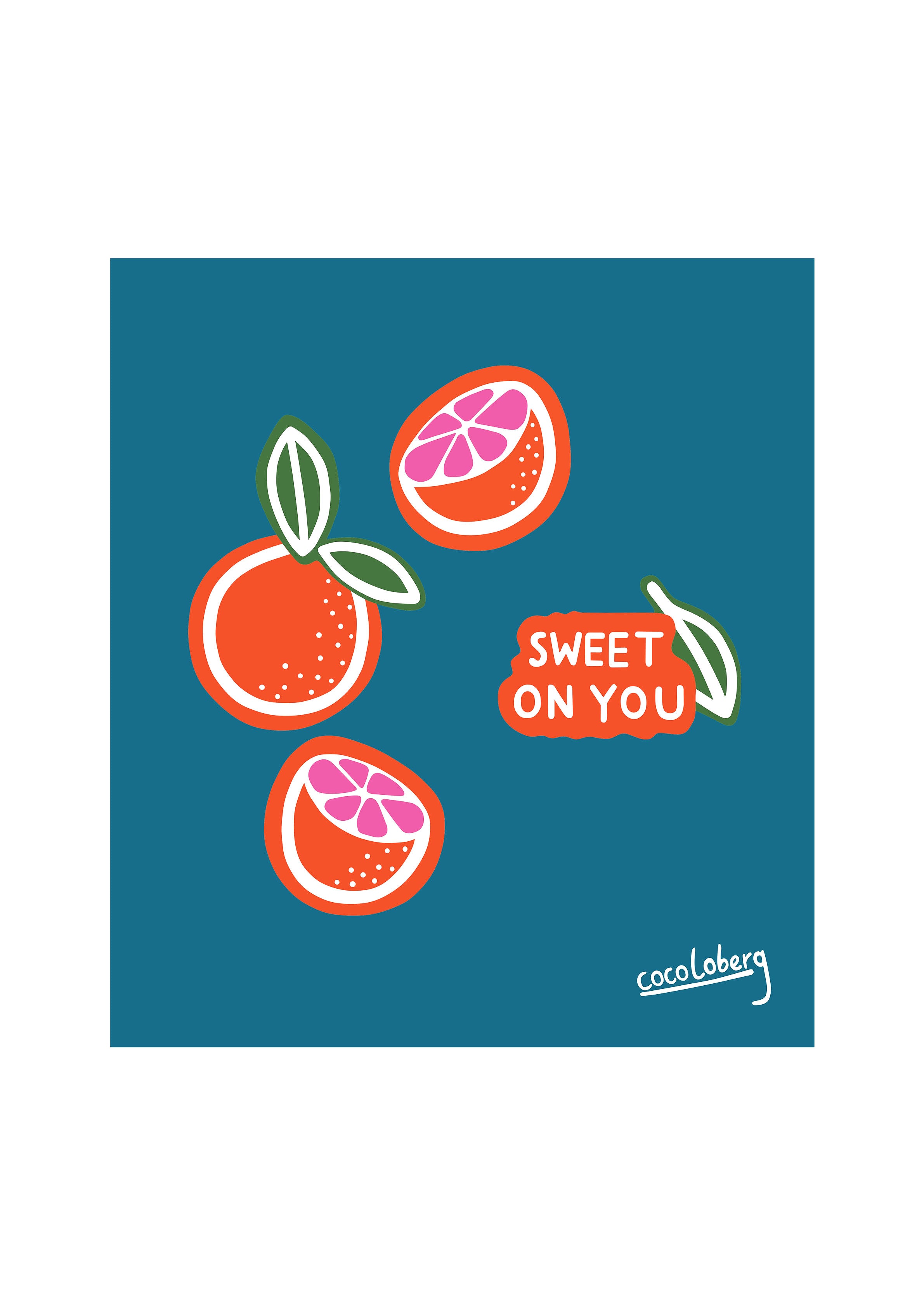 SUGAR POSTER SCREEN PRINT – cocoloberg